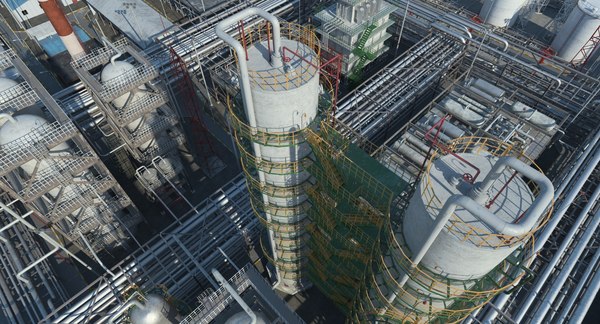 3d model refinery