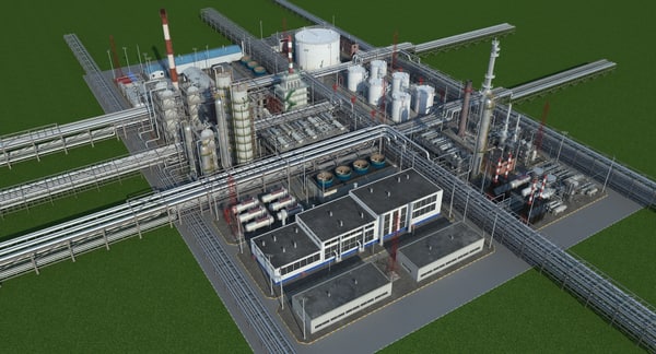 3d model refinery