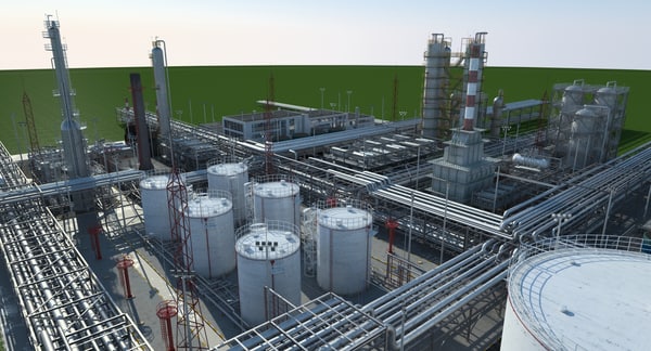 3d model refinery