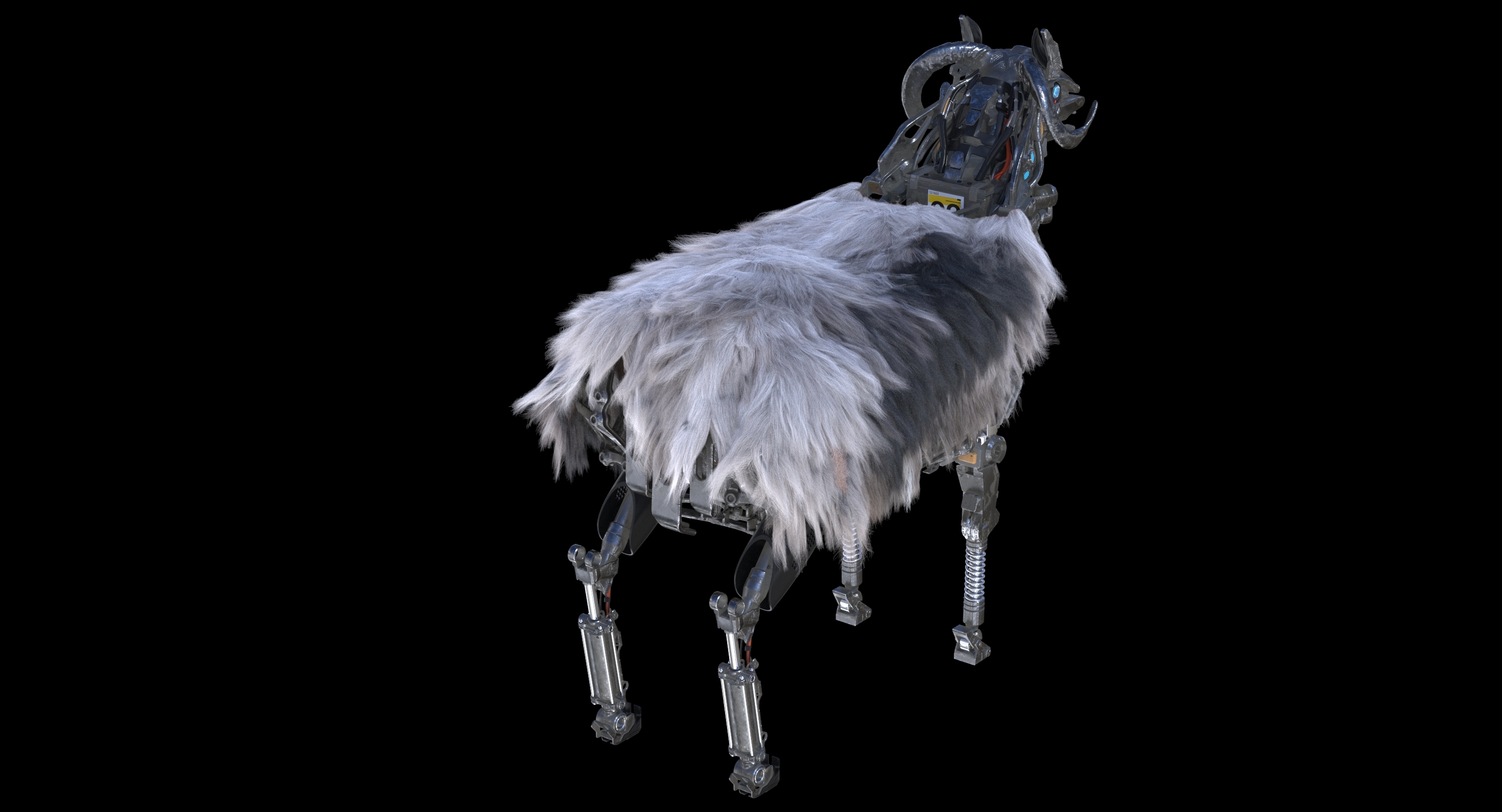3d model robot sheep