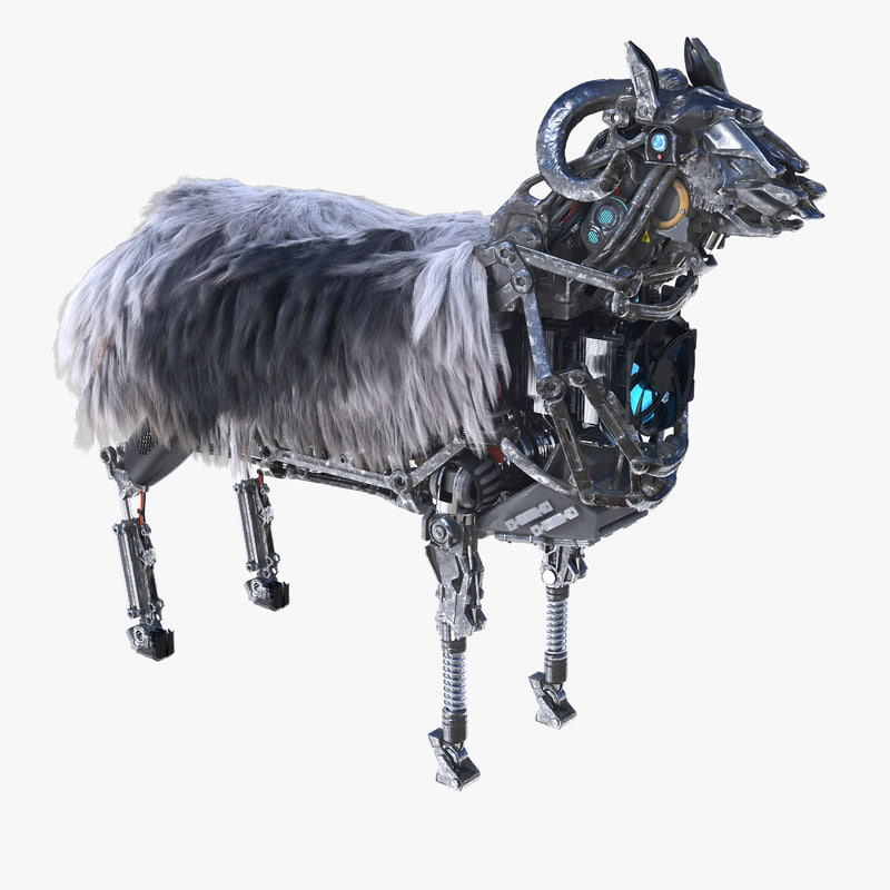 3d model robot sheep