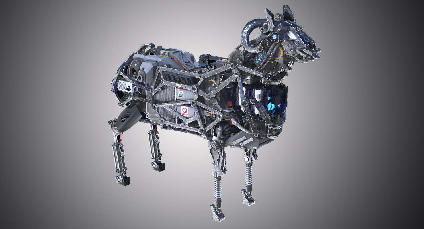 3d model robot sheep