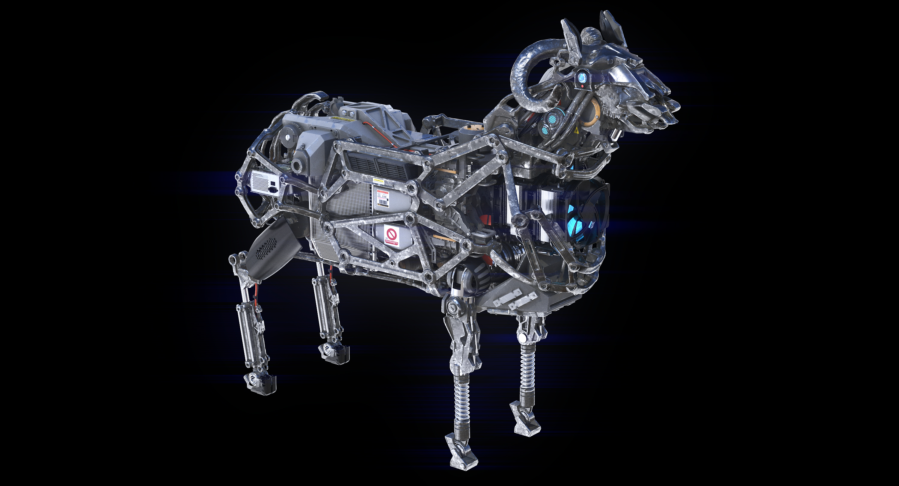 3d model robot sheep