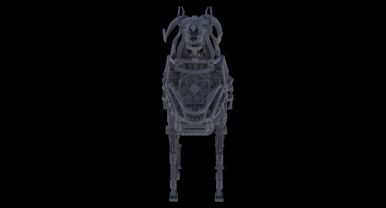 3d model robot sheep
