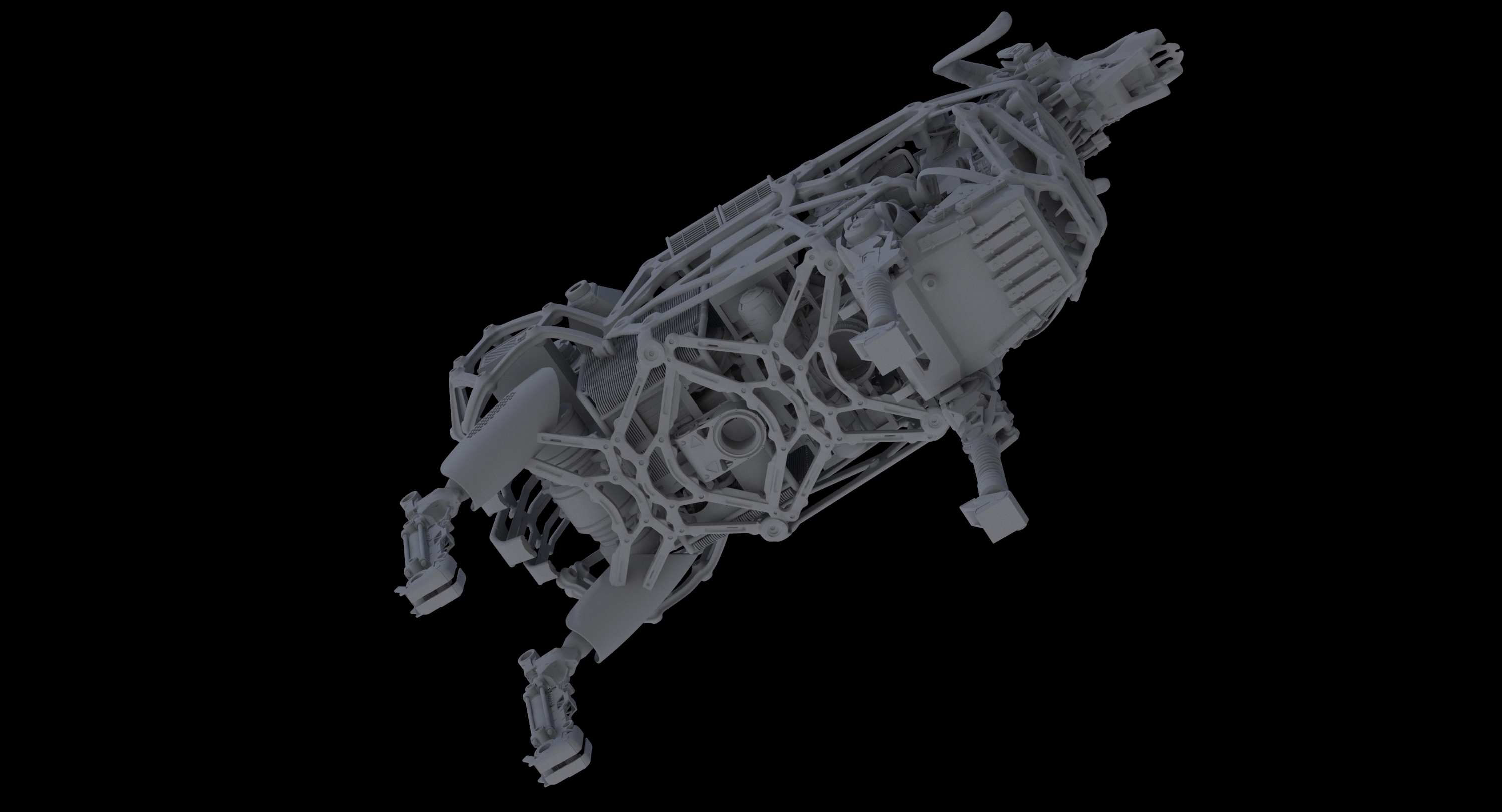 3d model robot sheep