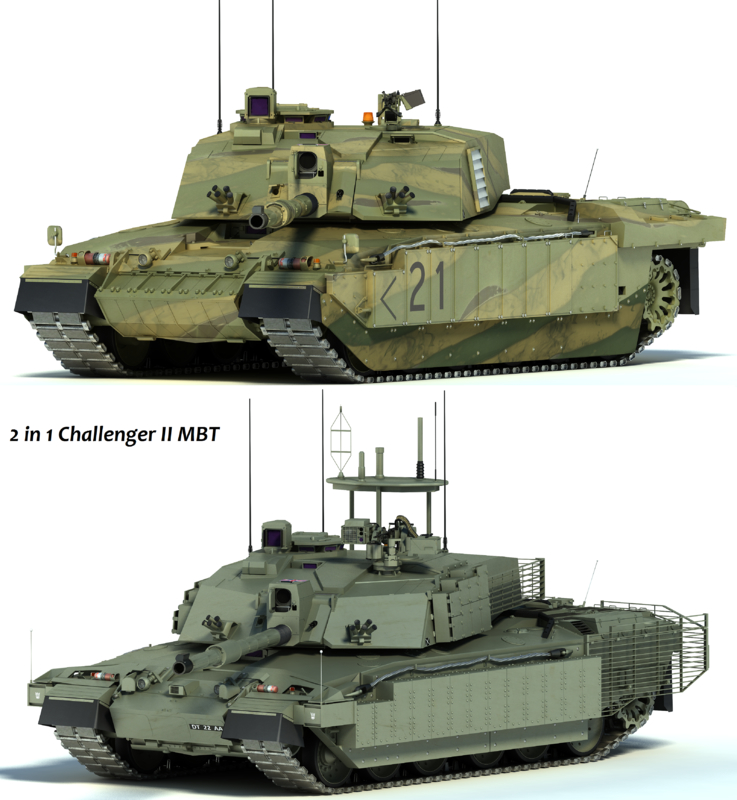 Challenger 2 3D Models for Download | TurboSquid