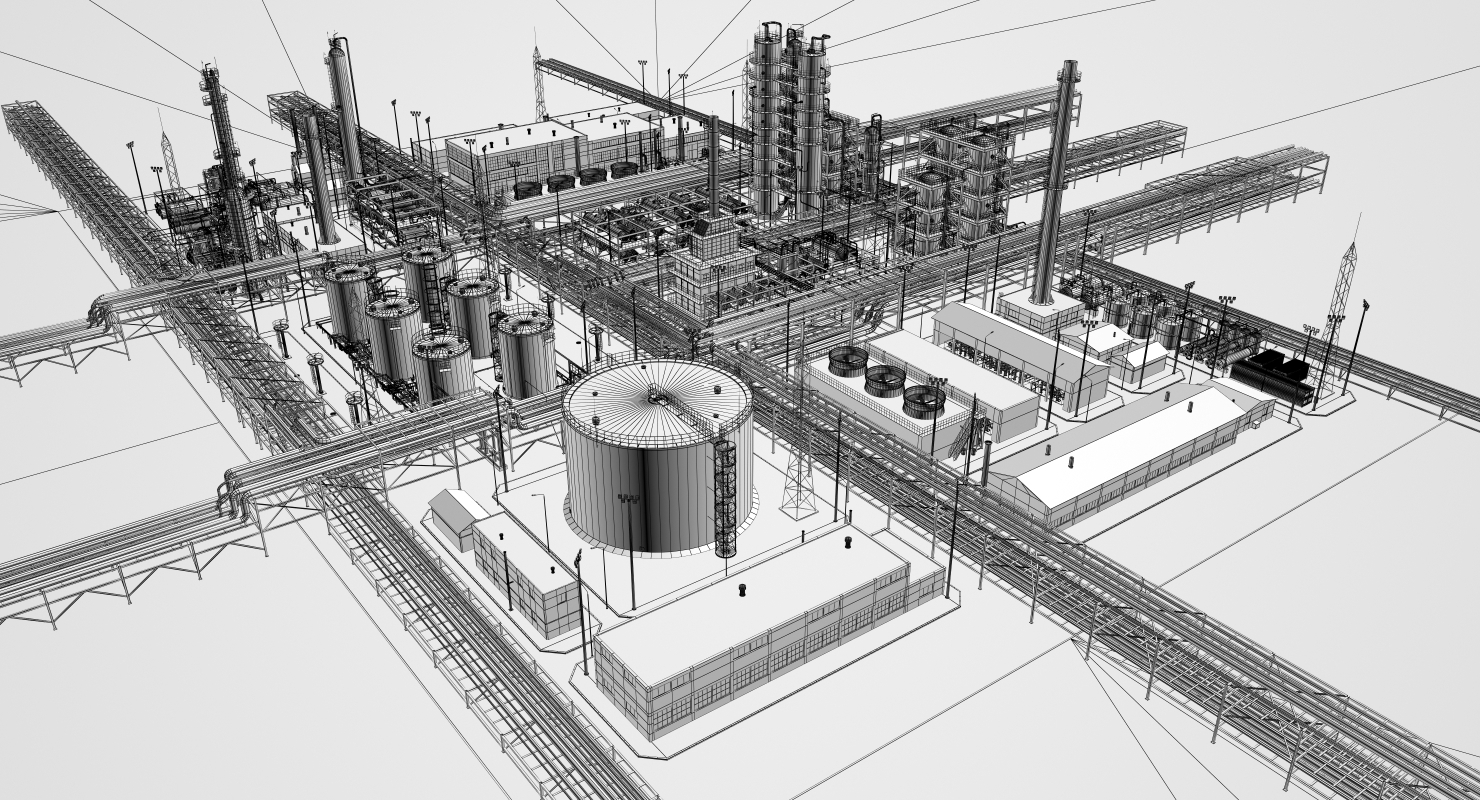 3d model refinery