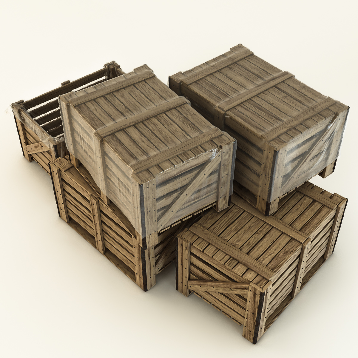 3d box model