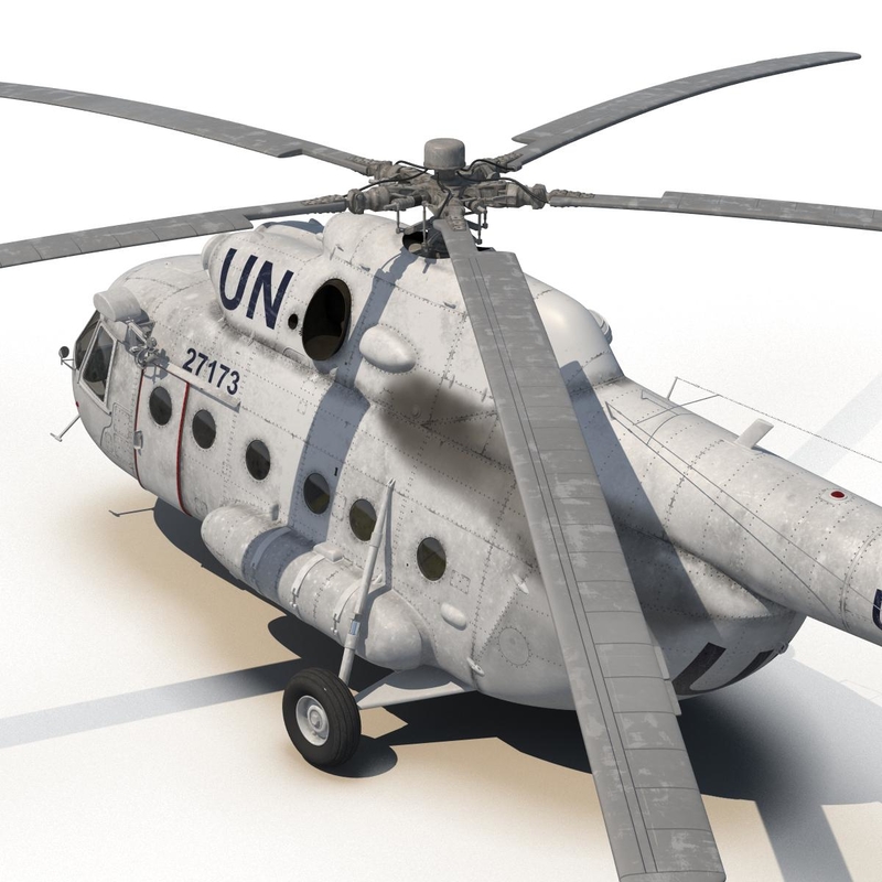 mi-8 hip united nations 3d max