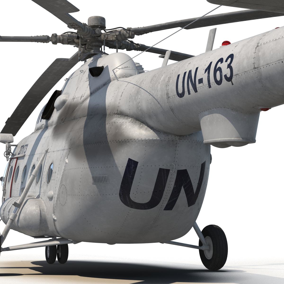 mi-8 hip united nations 3d max