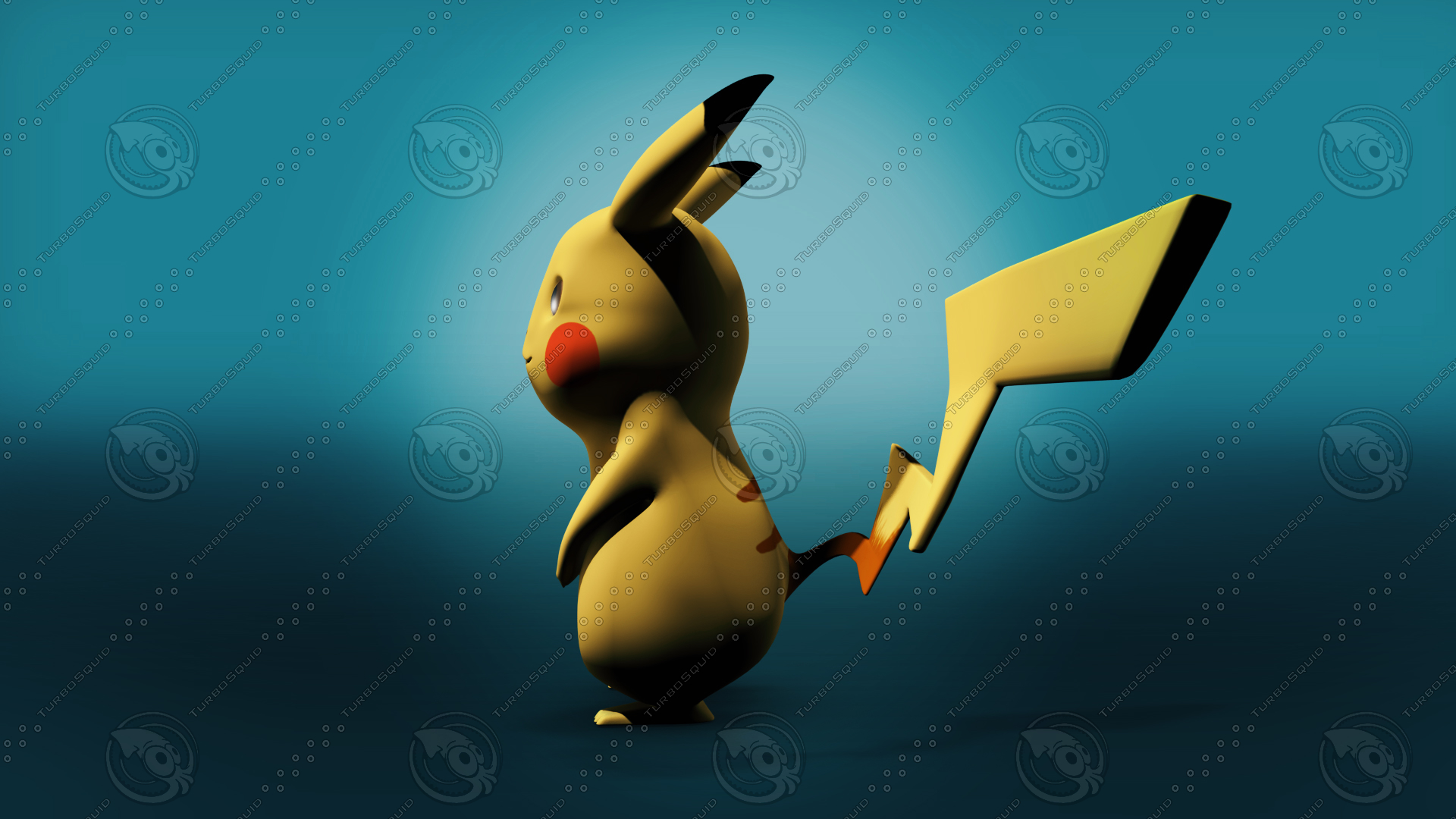 3d model pikachu