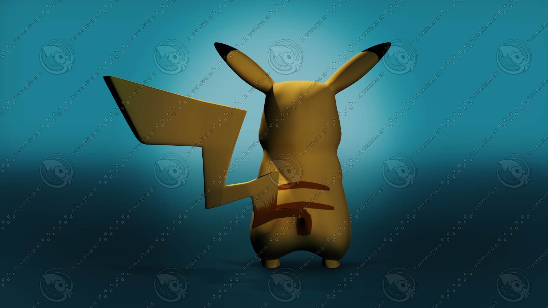 3d model pikachu
