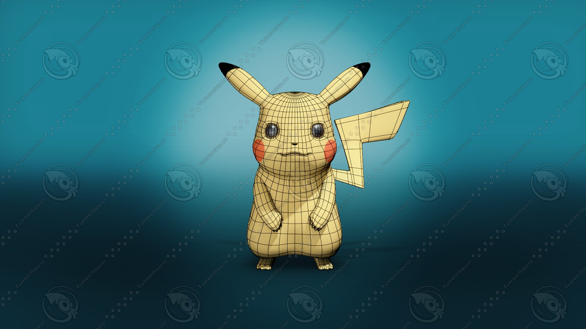 3d model pikachu
