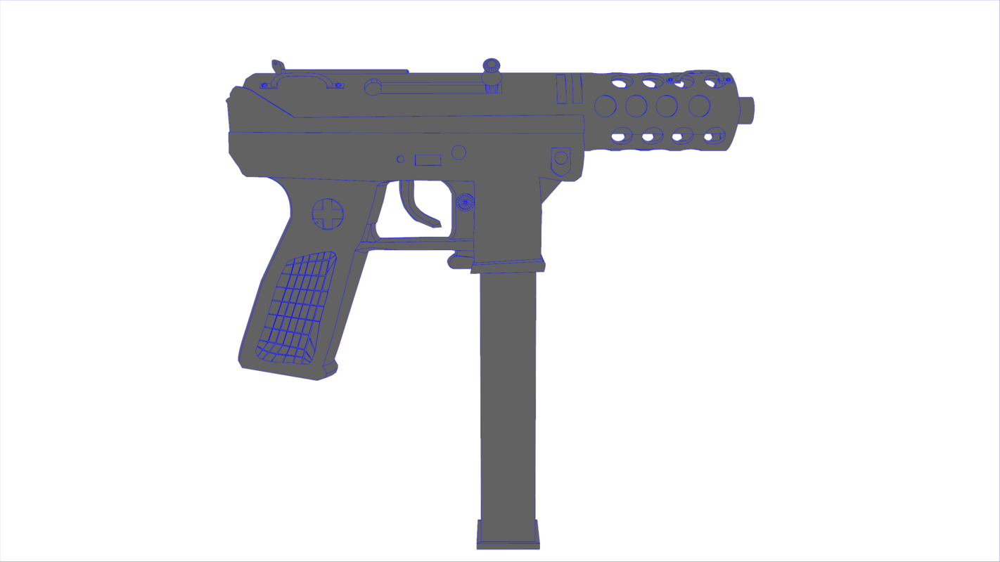 3d obj tec-9 tec 9