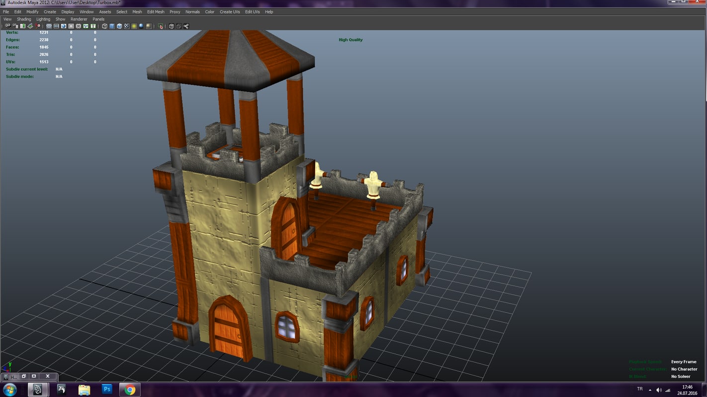 barrack tower defense 3d obj