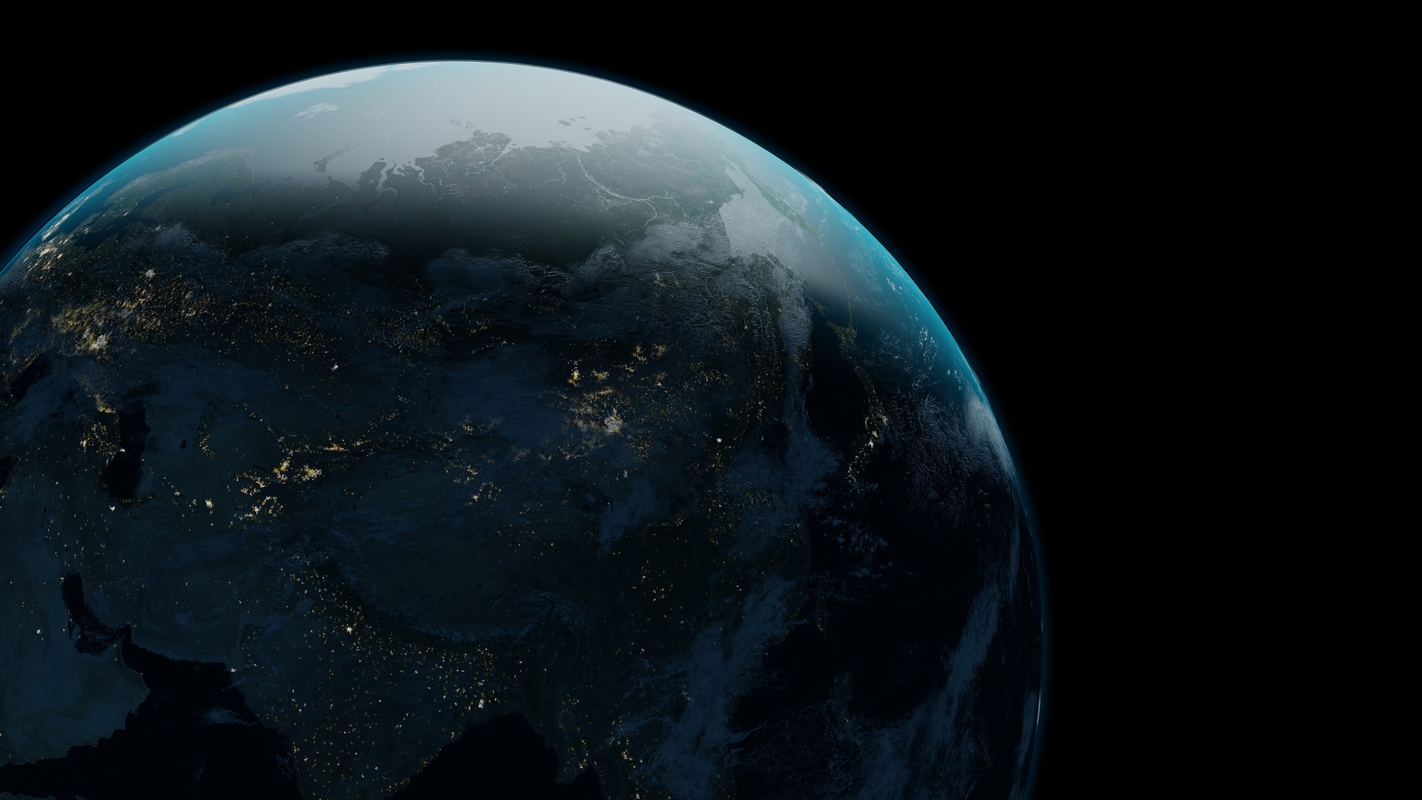 earth atmosphere 3d model