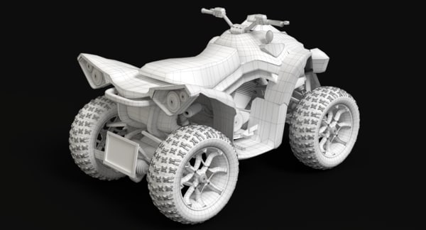 3d 4 wheeler