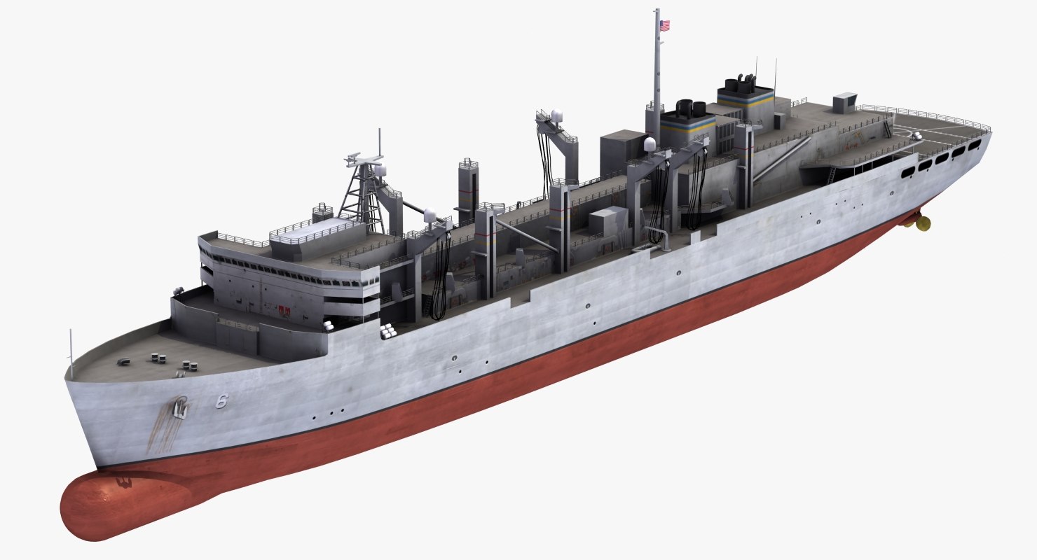 usns supply t-aoe-6 3d model