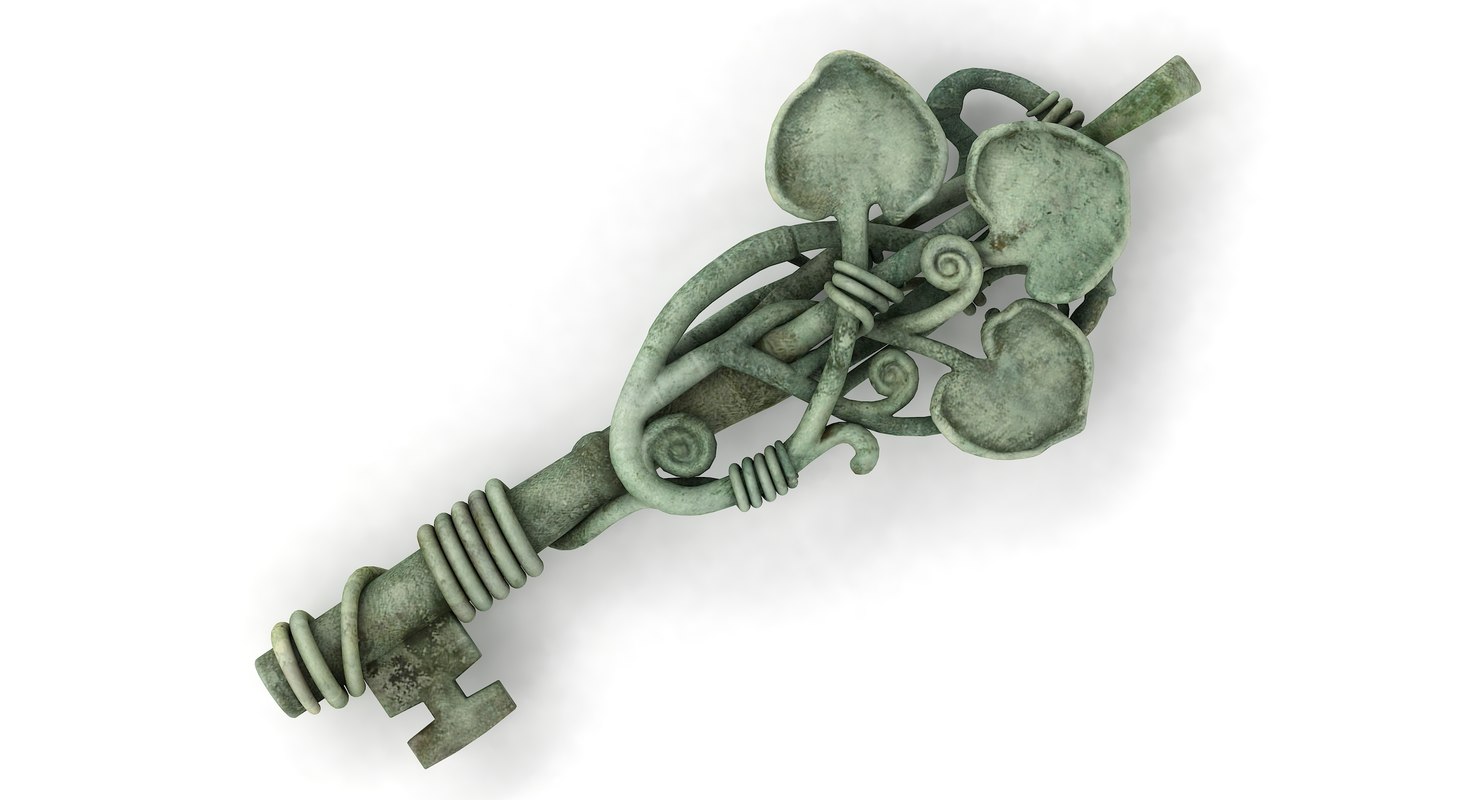 3d fantasy key model