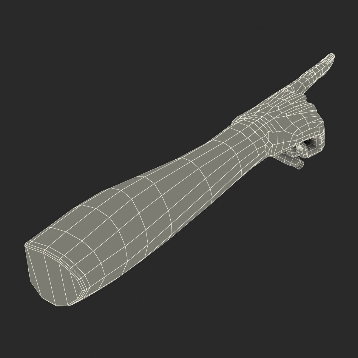 max female hand finger point