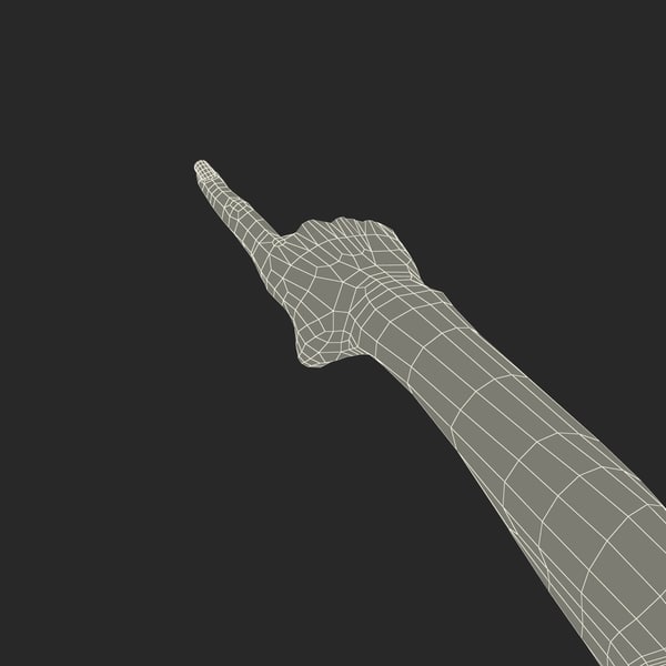 max female hand finger point