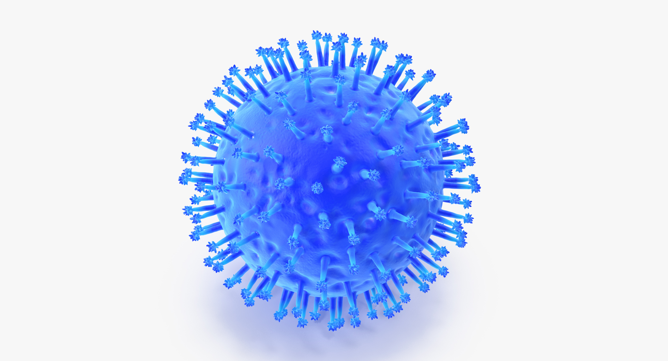 influenza flu 3d model