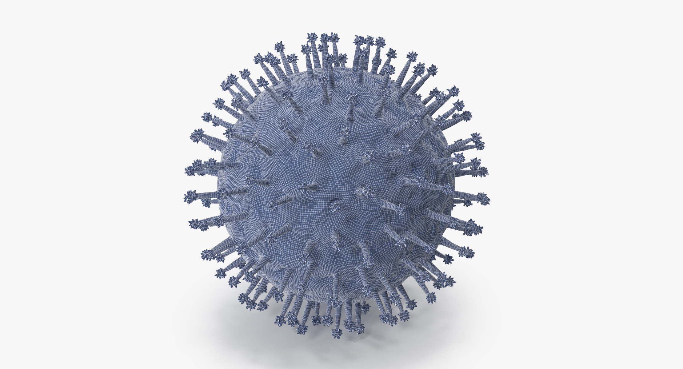 influenza flu 3d model