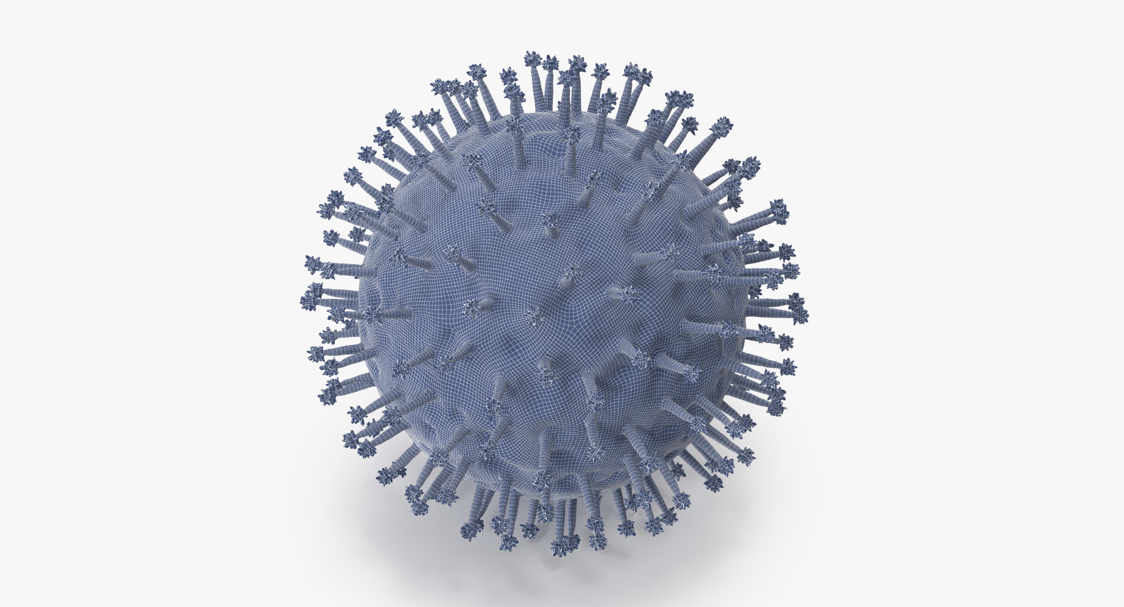 influenza flu 3d model