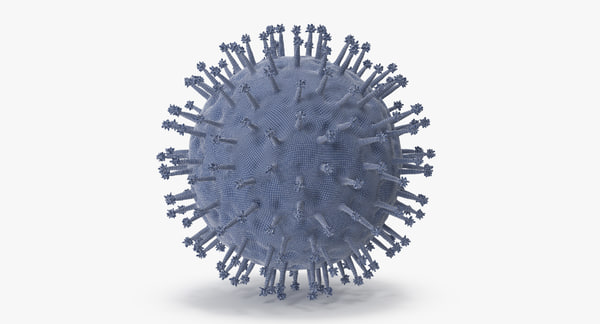 influenza flu 3d model