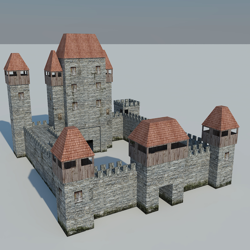 3d castle