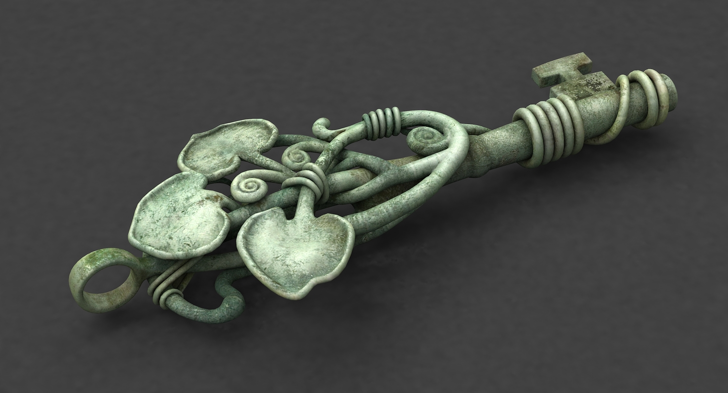 3d fantasy key model