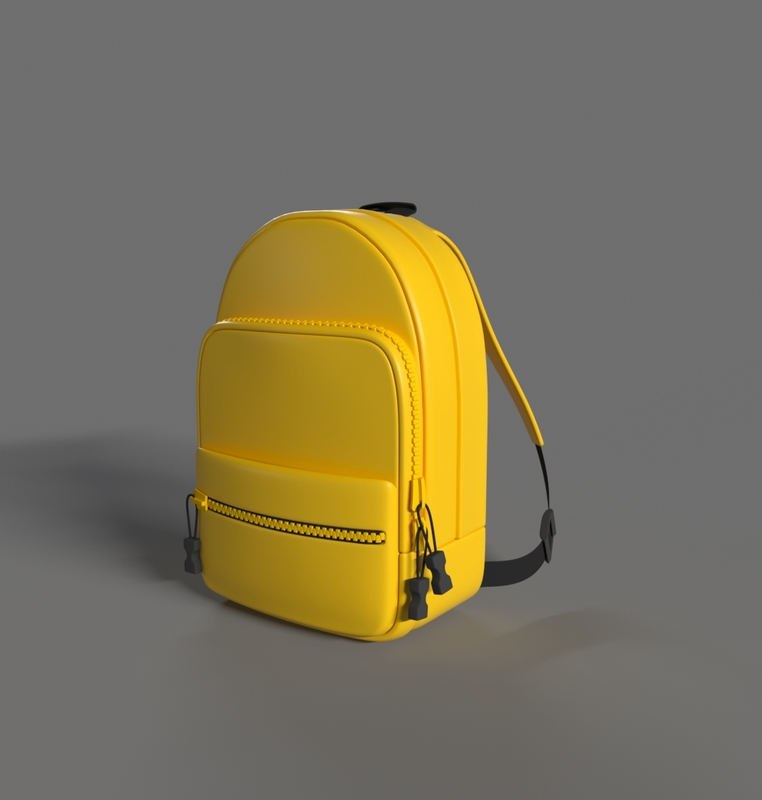 obj stylized backpack