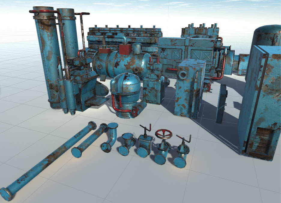 3d model machinery pack