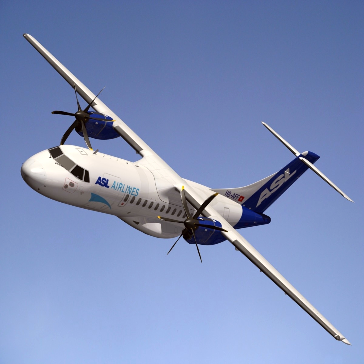 3d model atr 42 asl