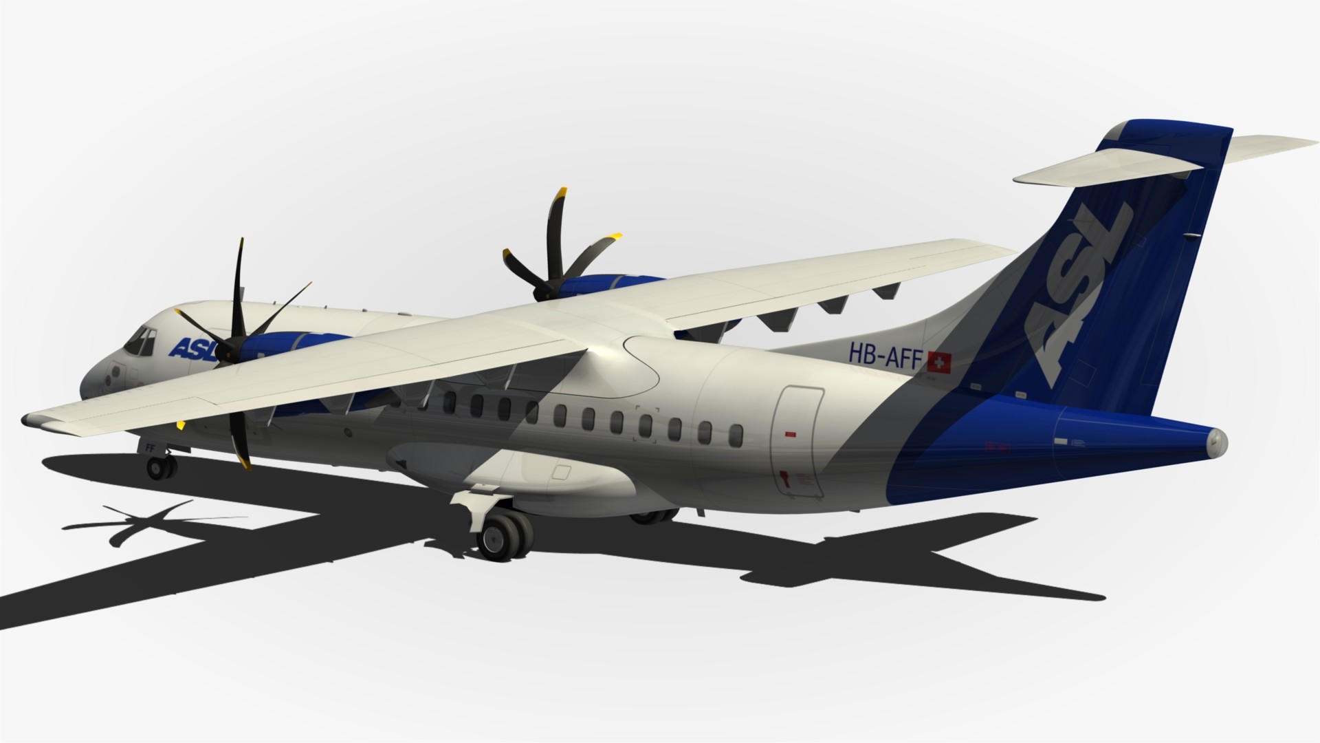 3d model atr 42 asl