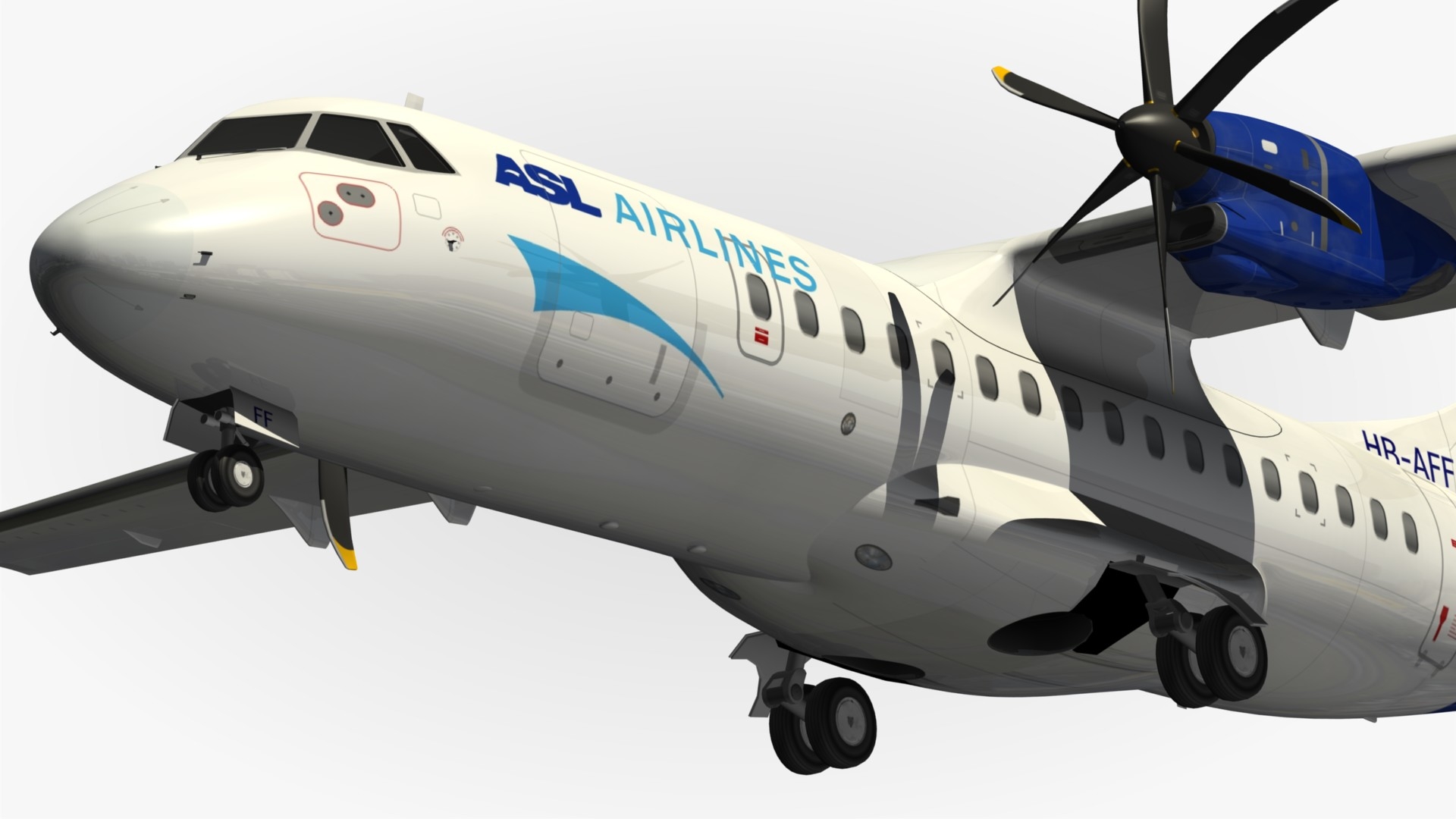 3d model atr 42 asl
