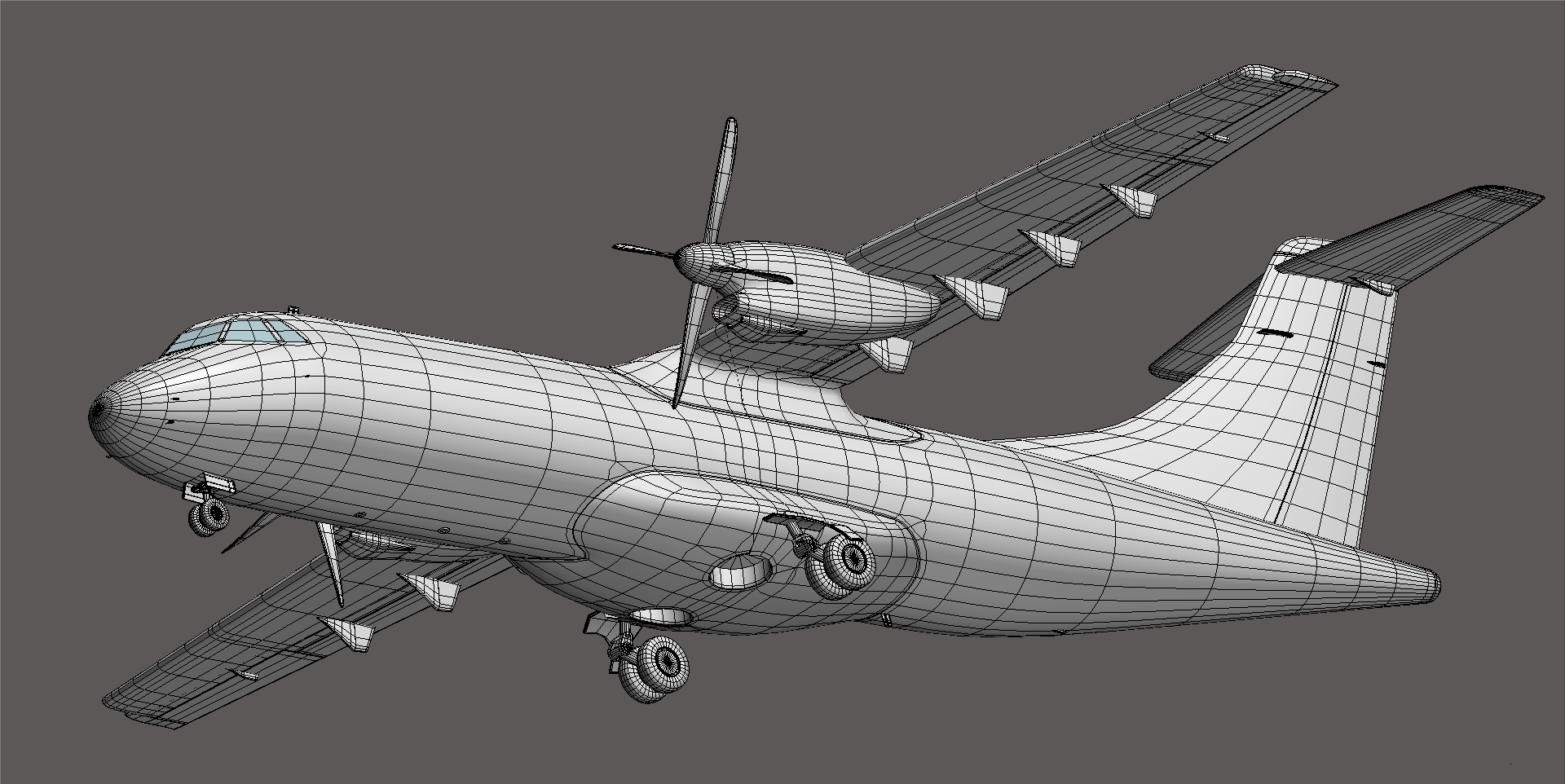 3d model atr 42 asl