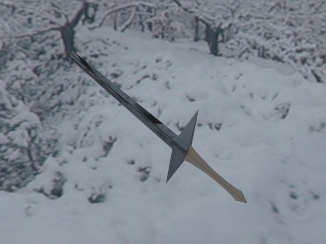 3d normal sword games model