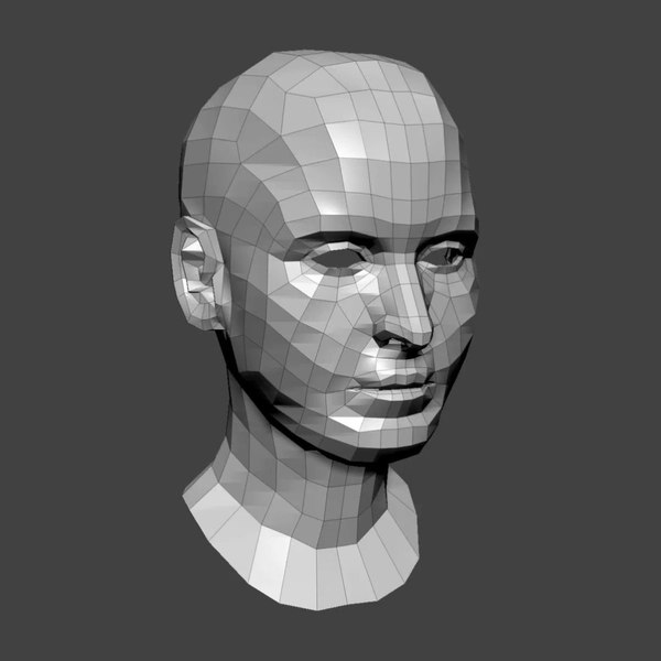 3d character head