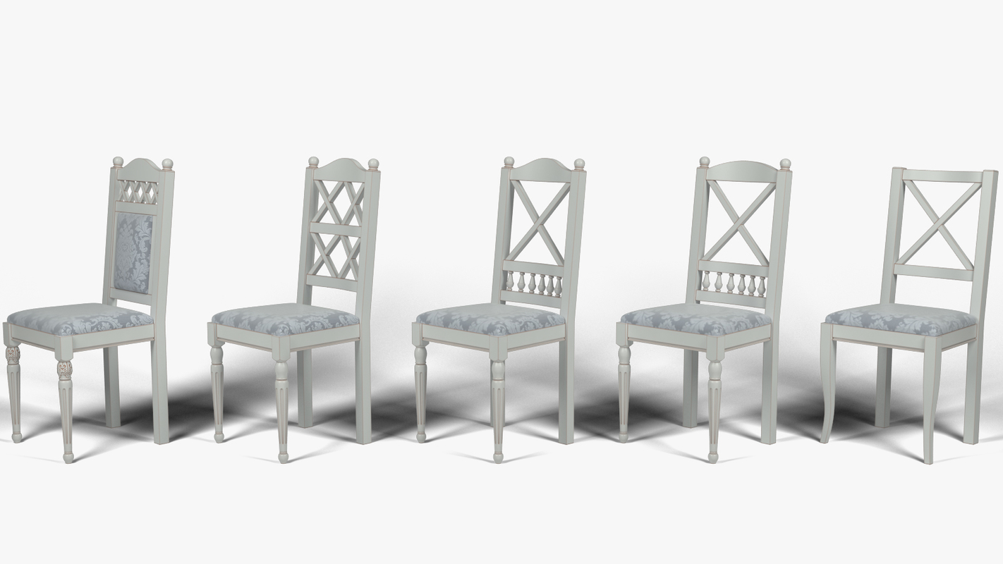 3d kitchen chair model