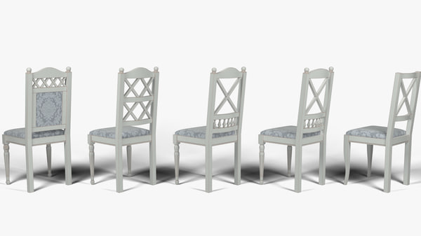 3d kitchen chair model