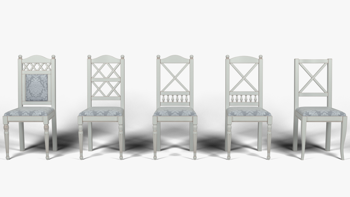 3d kitchen chair model