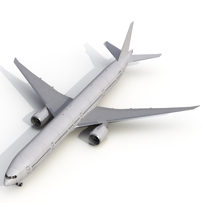 3d model boeing 777 9x generic