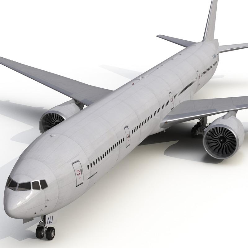 3d model boeing 777 9x generic