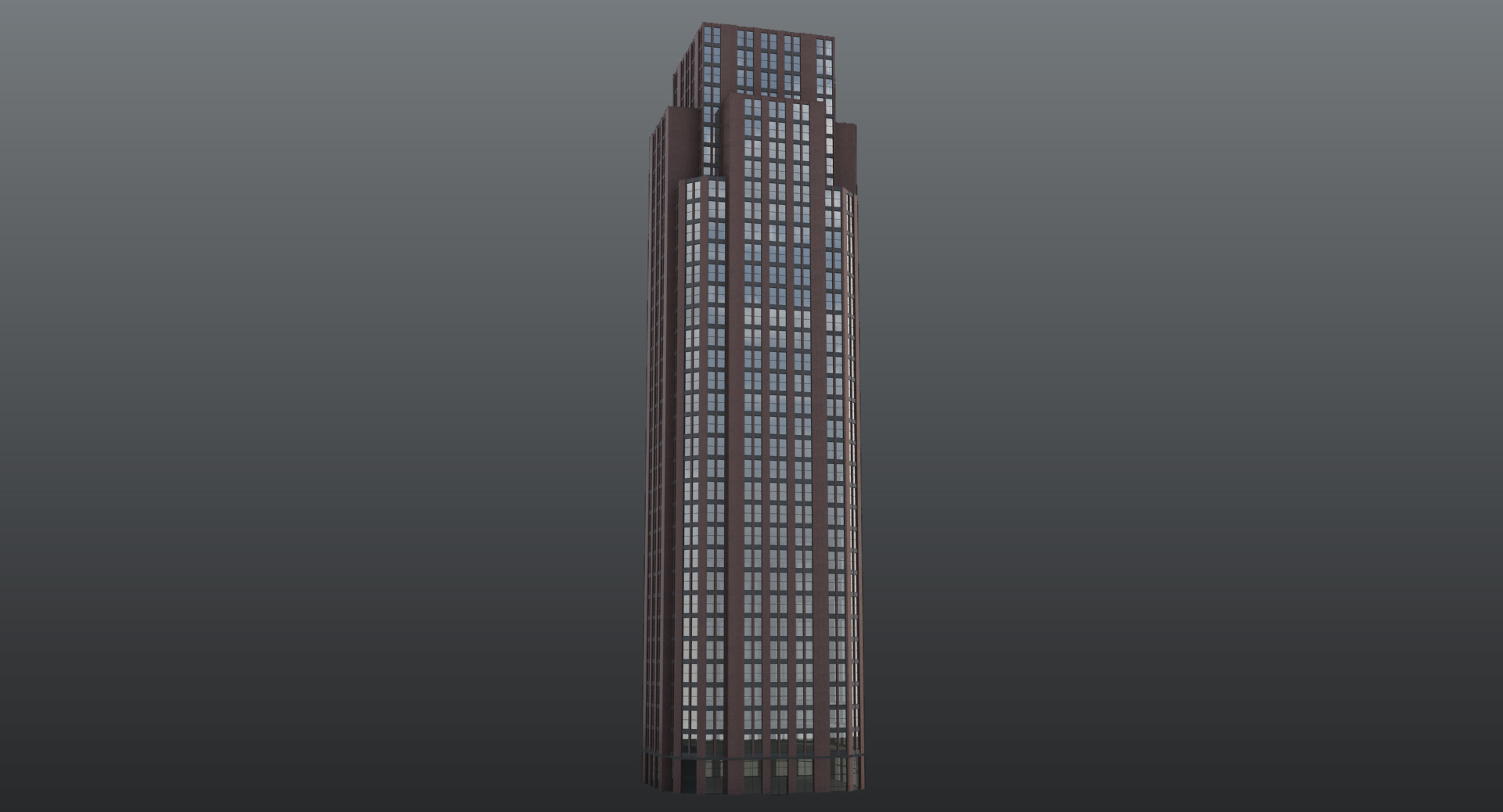 tall building 1 3d model