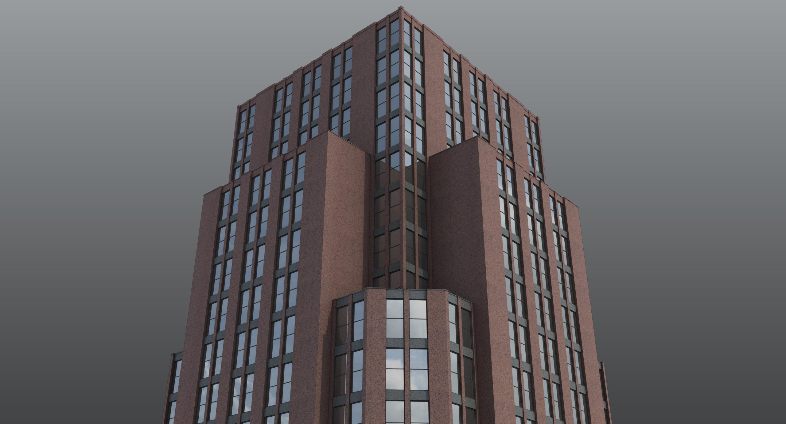 tall building 1 3d model