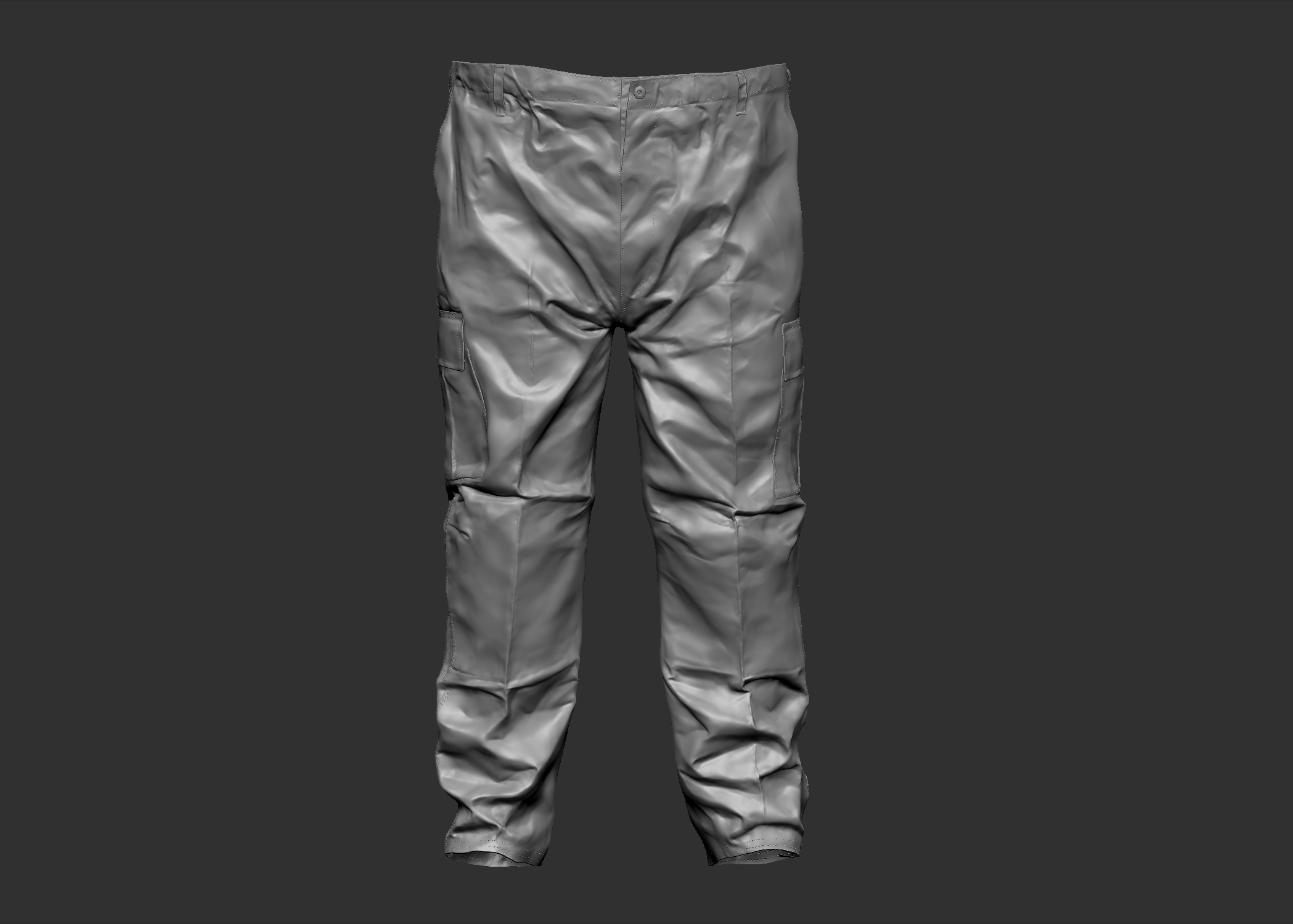 3d model military pants trousers