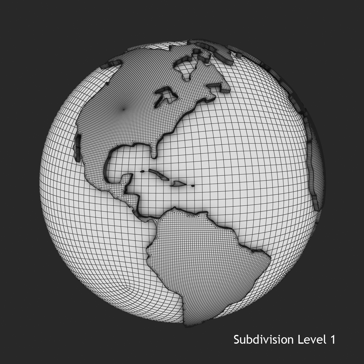 world sphere 3d max