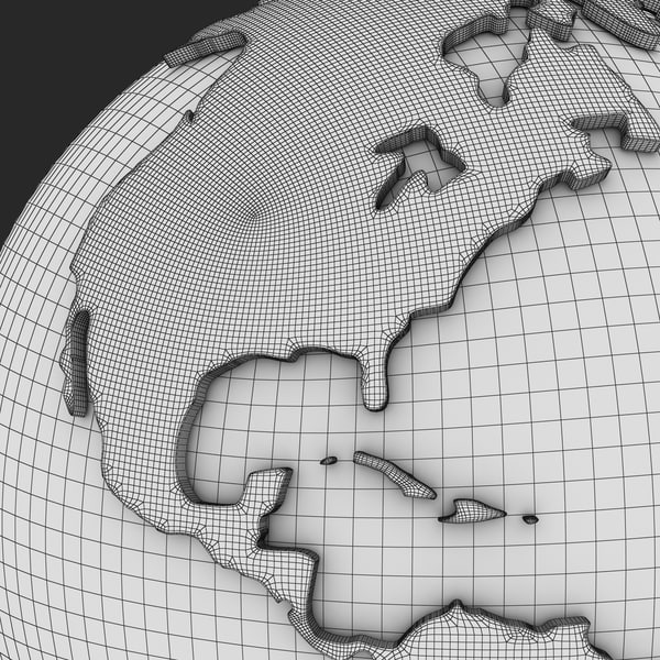 world sphere 3d max