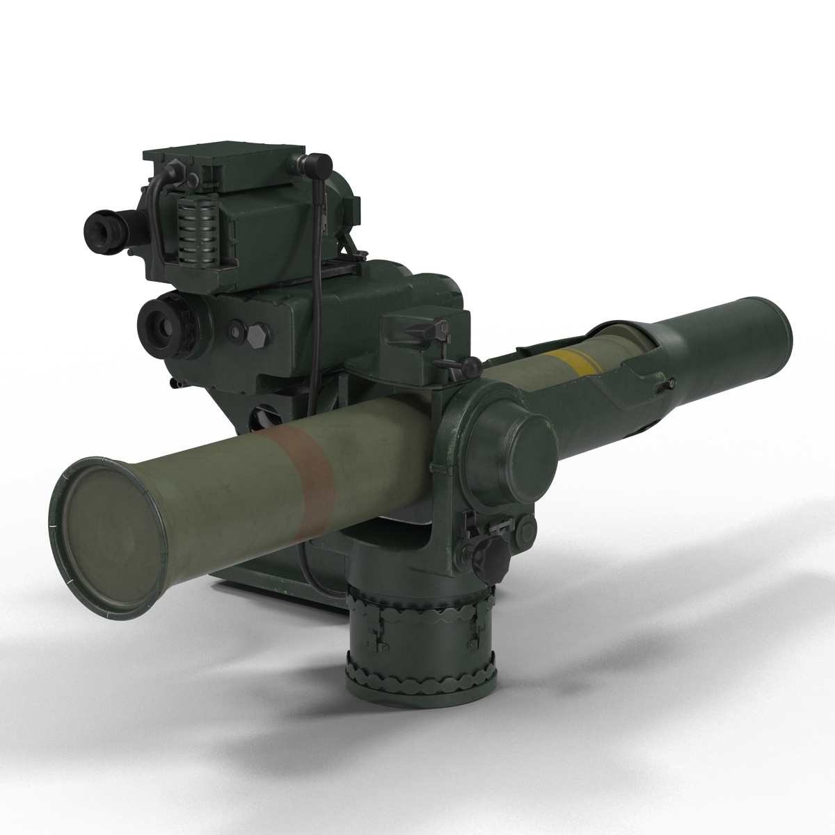 bgm-71 tow missile 3d c4d
